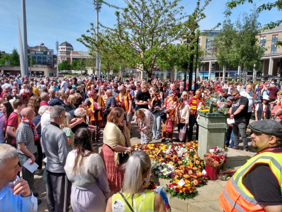 Bradford City Fire Memorial - Rock Church Bradford